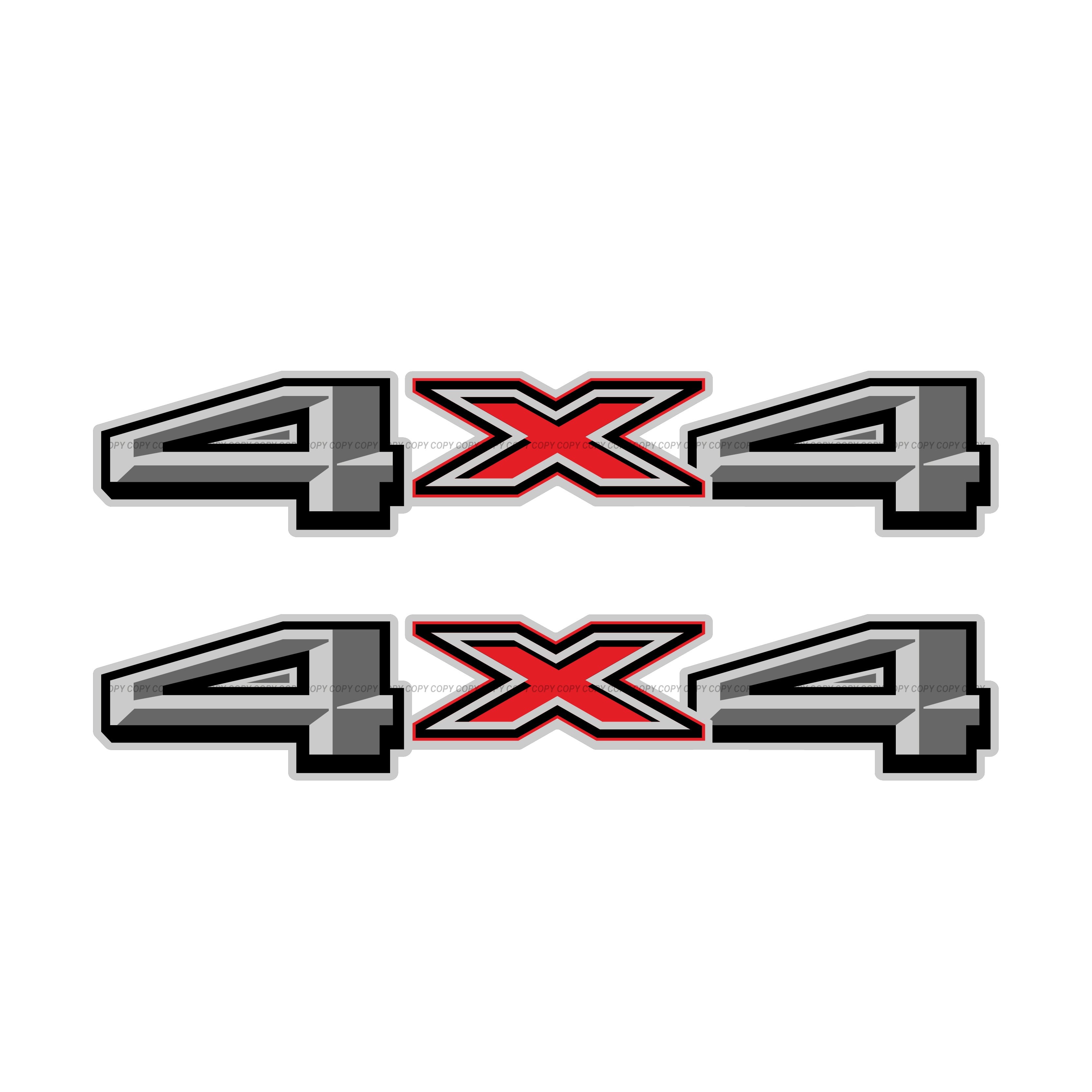 4X4 Decals Bedside Truck Stickers Compatible with New F150, F250, F350 ...