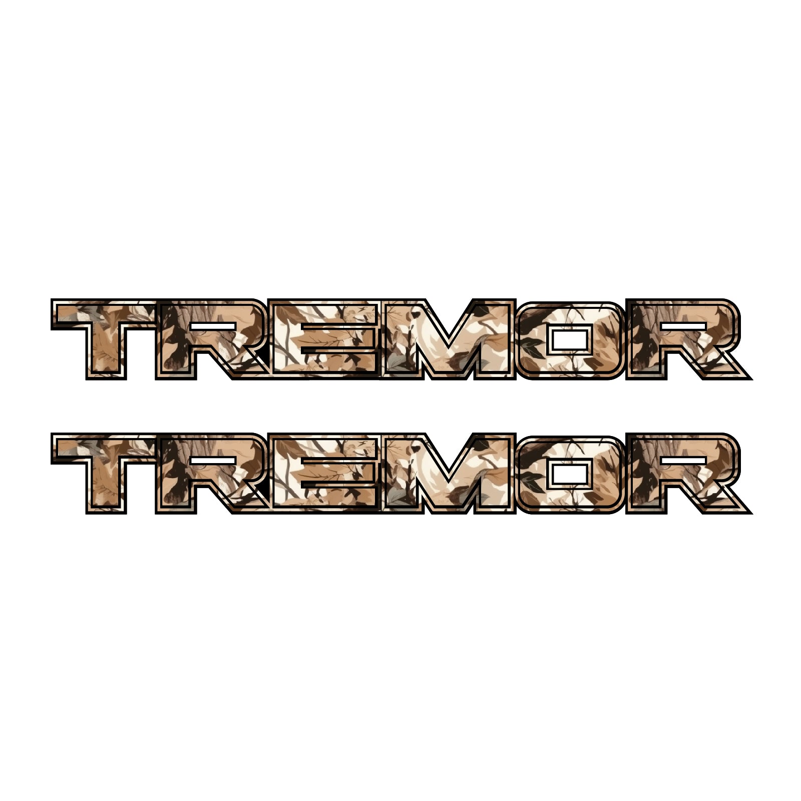 Tremor Decals Camouflage Truck Bed Side Nature Camo Stickers Ford F150 ...