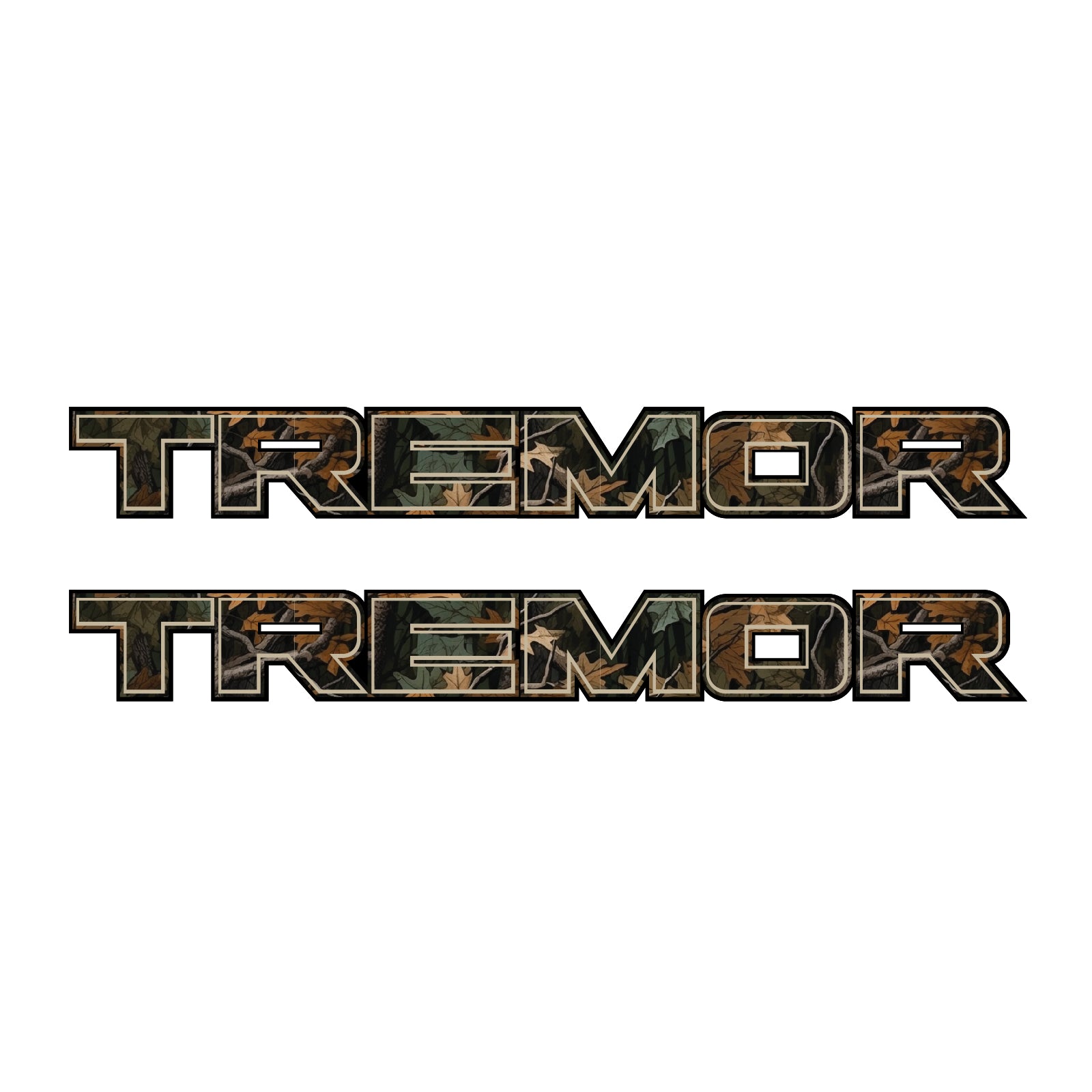 Tremor Decals Camouflage Truck Bed Side Nature Camo Stickers Ford F150 ...