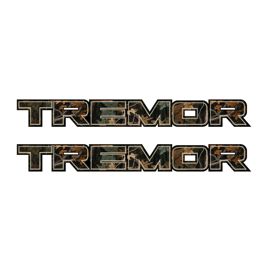Tremor Decals Camouflage Truck Bed Side Nature Camo Stickers Ford F150 ...