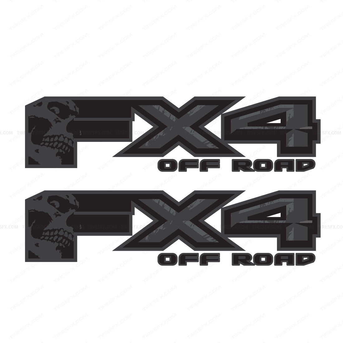 FX4 Off Road Skull Decal Replacement Sticker Ford F 150 Bedside Emblem ...