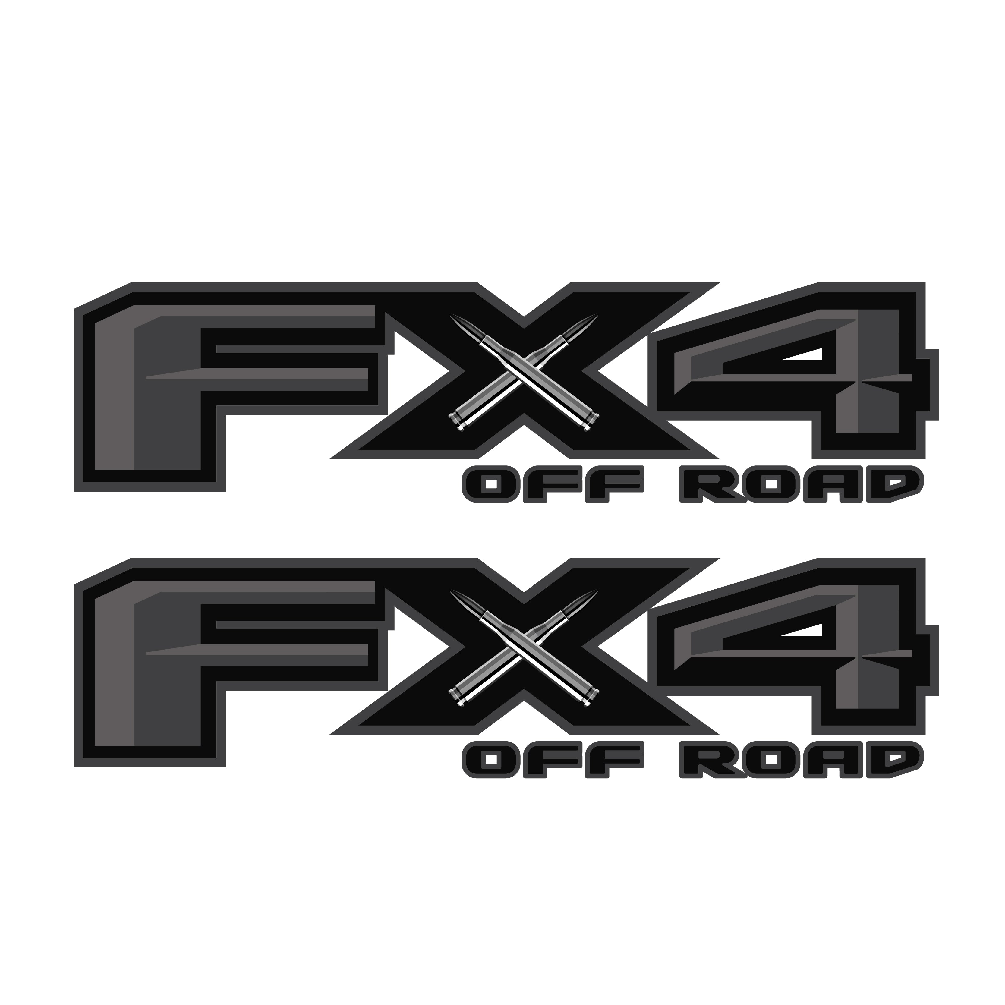 FX4 Off Road Decal Replacement Sticker Ford F 150 Bedside Emblem for 4 ...